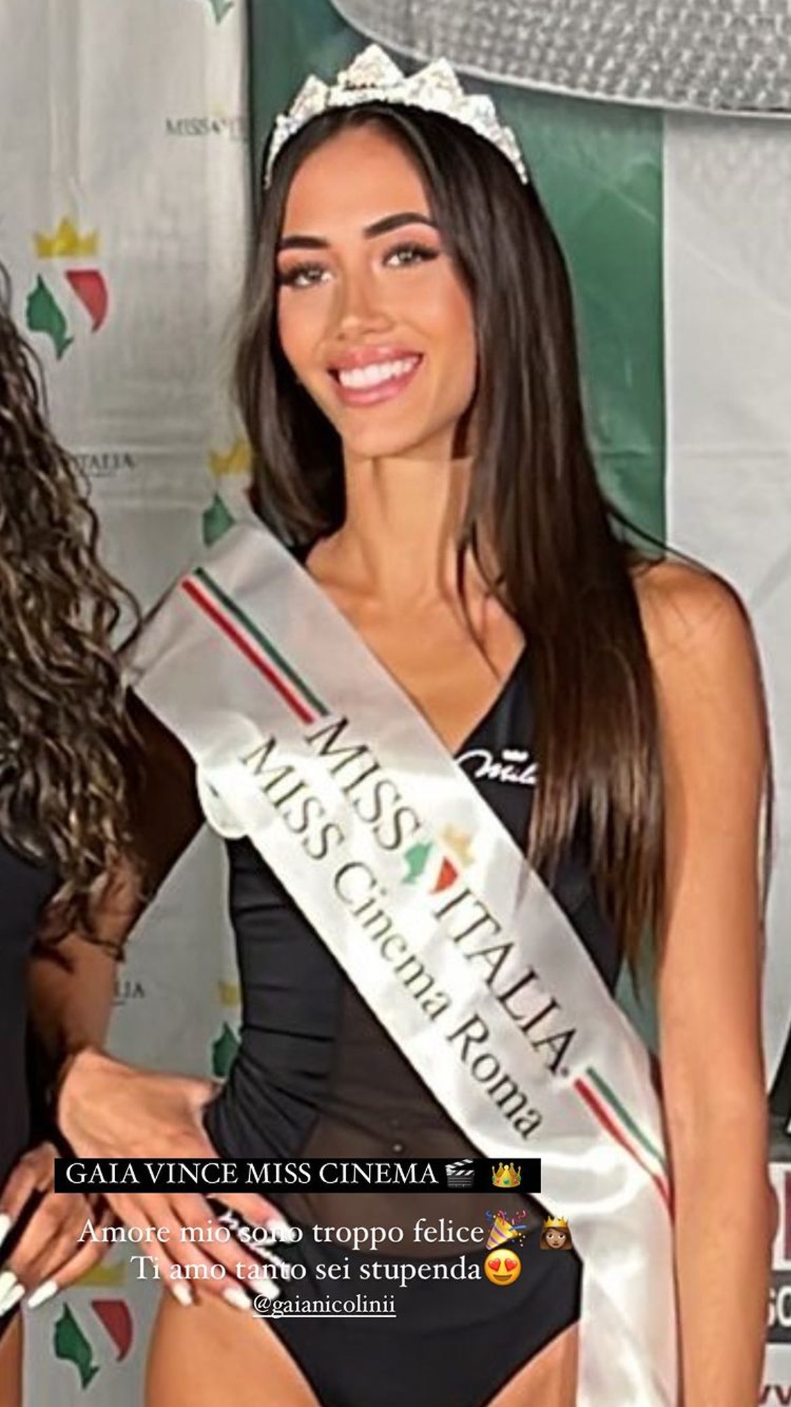 Gaia Nicolini, la figlia di Guendalina Tavassi, vince anche la fascia di Miss Cinema Roma: il ...