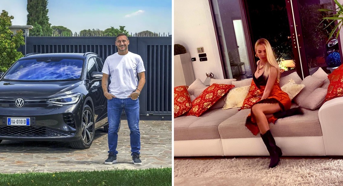 Totti e la Blasi vivrebbero ancora insieme nella mega villa all'Eur ...