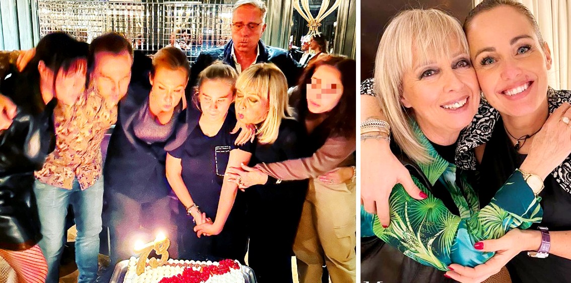 Sonia Bruganelli festeggia i 73 anni della mamma Giulia: party con le ...