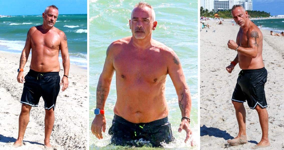 Eros Ramazzotti a quasi 60 anni mostra il fisico allenato in costume a ...