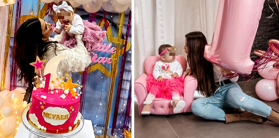 Alessia Macari festeggia il primo compleanno della figlia Nevaeh: le ...