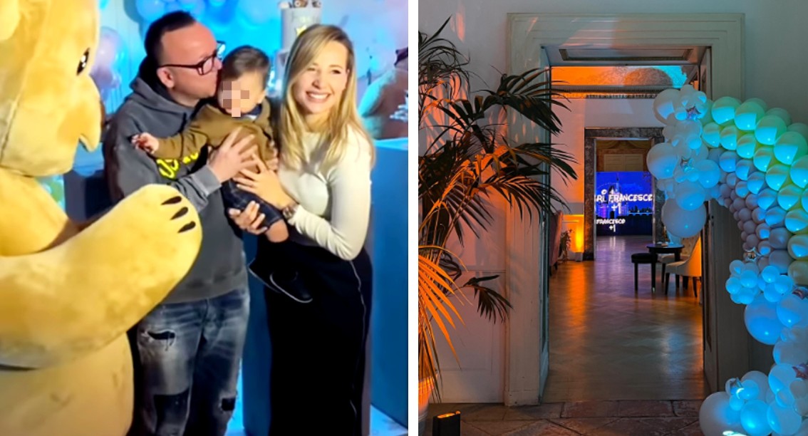 L'ultimo figlio di Gigi D'Alessio compie 1 anno: le foto della festa di ...